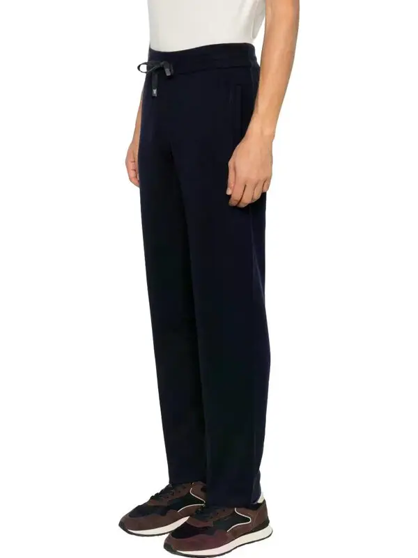 ALBERTO GOZZI Drawstring-waistband Track Pants - Blue