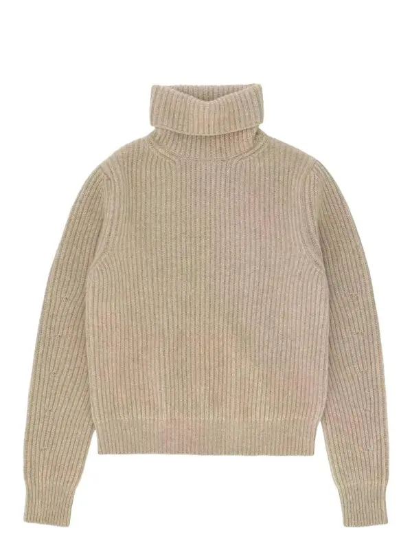 FORTELA Laura Ribbed-knit Sweater - Neutrals