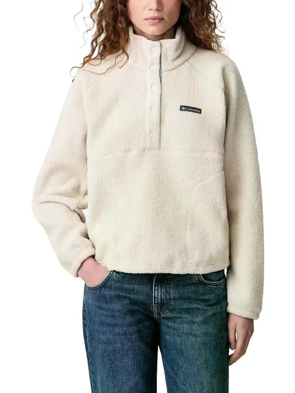 Columbia Jasper Ridge™ Fleece-texture Press-stud Sweater - Neutrals
