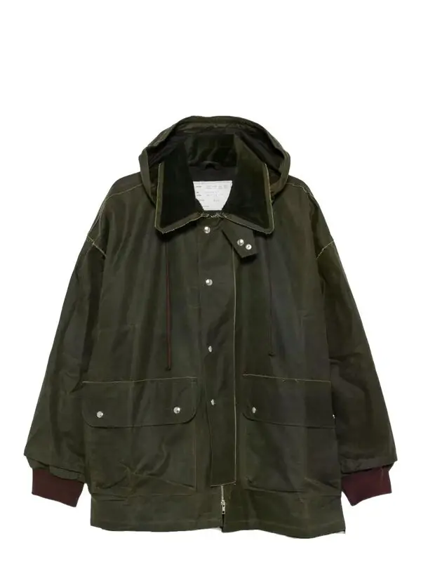 CAMIEL FORTGENS Flap-pockets Coat - Green