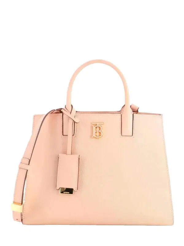 Burberry Frances Tote Leather Mini Shoulder Bag - Pink