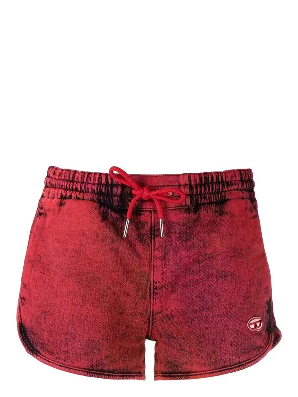 DIESEL® D-sunny Joggjeans Track Shorts - Red