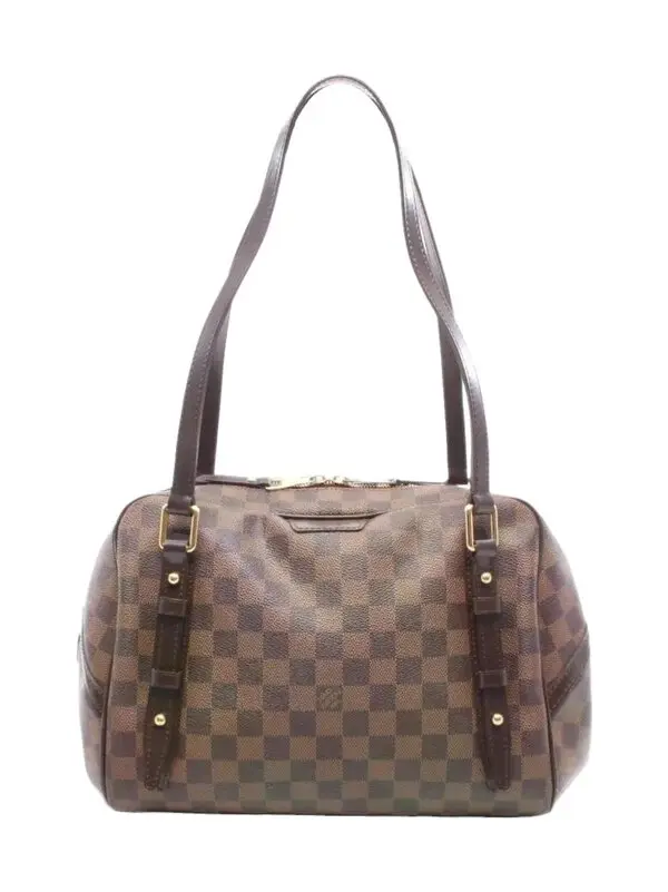 LOUIS VUITTON 2010 Gm Damier Ebene Rivington Shoulder Bag - Brown
