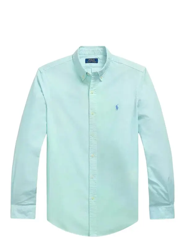 Polo Ralph Lauren Garment-dyed Oxford Shirt - Blue