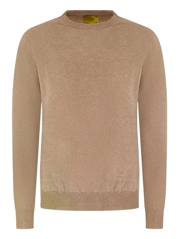 CUSTOMER LOVERS Crew-neck Long-sleeve Sweater - Neutrals