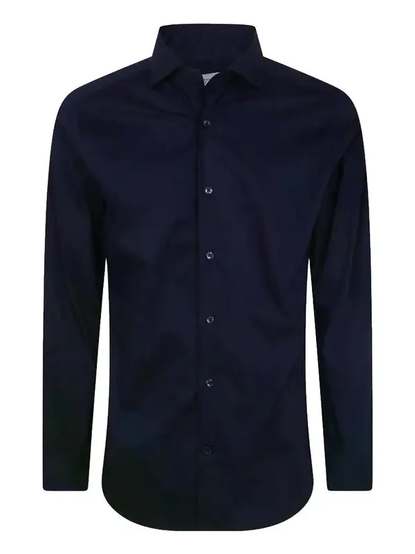 TINTORIA MATTEI 954 Long-sleeve Button-up Shirt - Blue