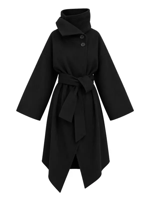 THE ETHOS STUDIO Obsidian Coat - Black
