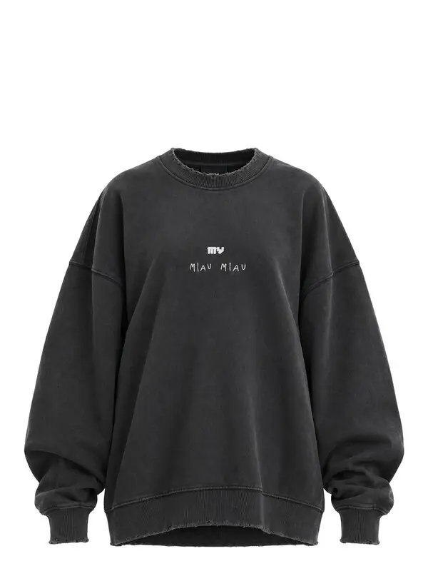 MYSIMPLICATED Miau Miau Mornings Sweater - Grey