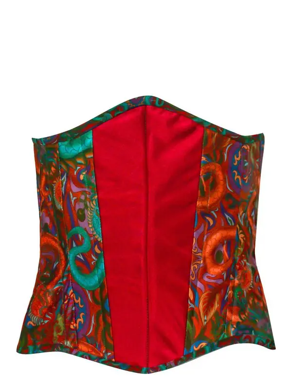 JANARA JONES One Of A Kind Crimson Fantasy Corset - Red