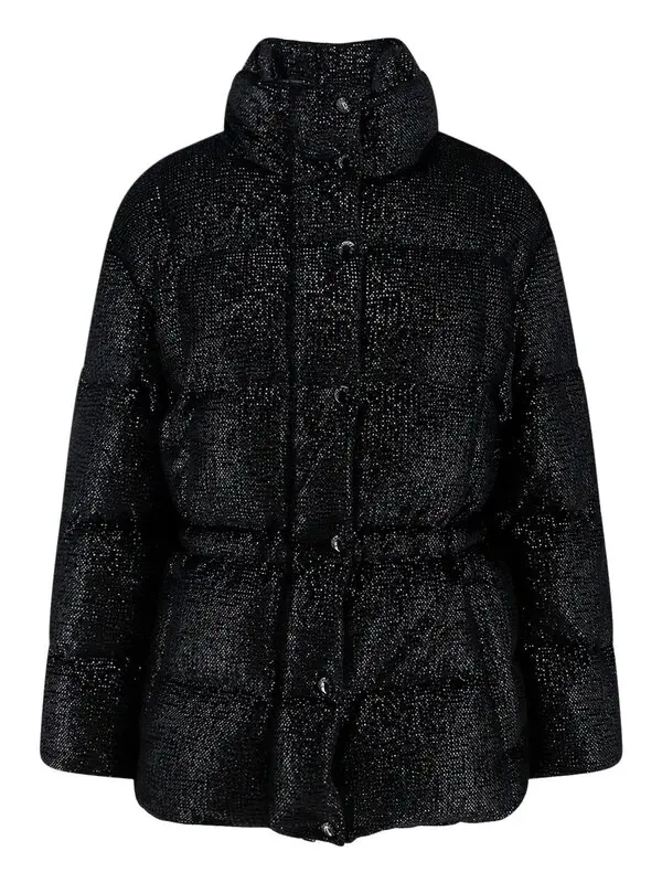 Moncler Mouettes Shiny Down Jacket - Black