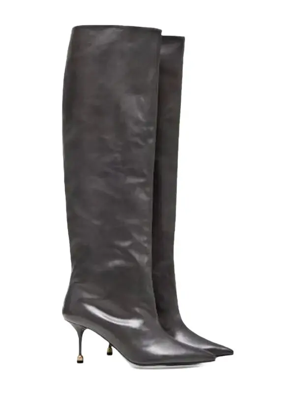 VANDA NOVAK Kaja Knee-high Boots - Grey