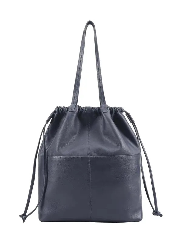 LLOYD BAKER LONDON Salona Leather Shoulder Bag - Blue