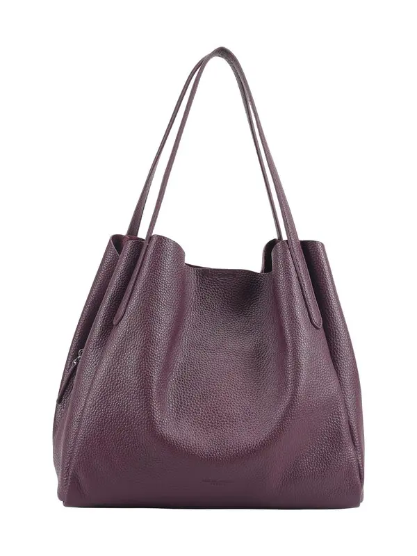 LLOYD BAKER LONDON Lunelle Leather Tote Bag - Red