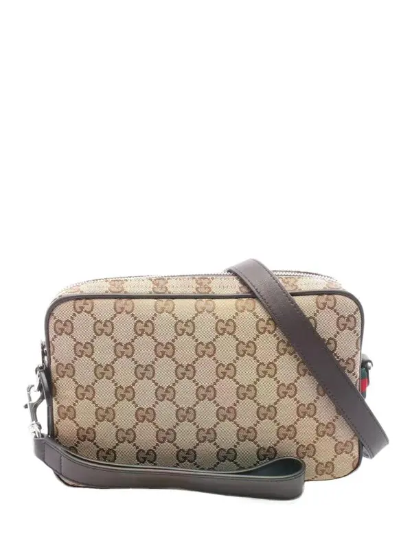 Gucci Gg Canvas Shoulder Bag - Neutrals