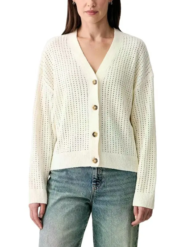 Marc O'polo Pointelle-knit Cardigan - Neutrals
