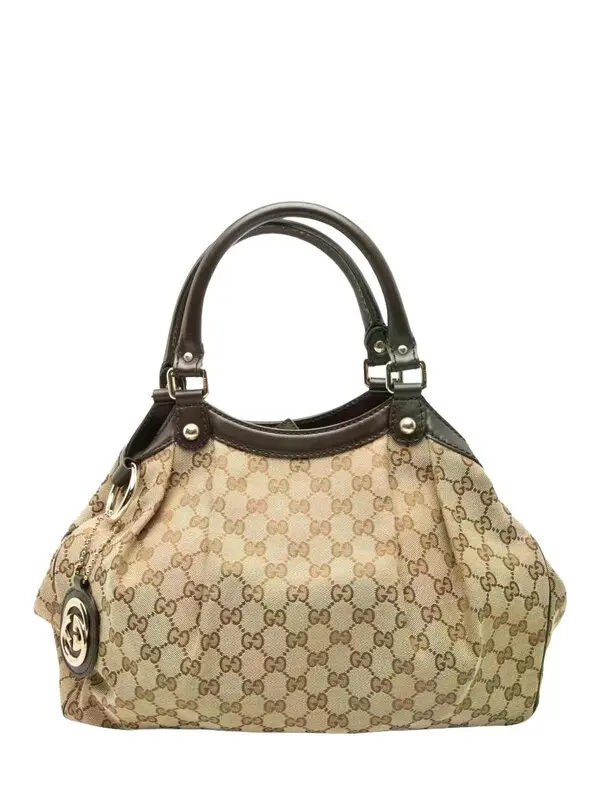 Gucci 2000-2015 Medium Gg Canvas Sukey Tote Bag - Neutrals