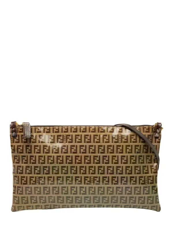 Fendi 20th Century Zucchino Crystal Crossbody Bag - Neutrals