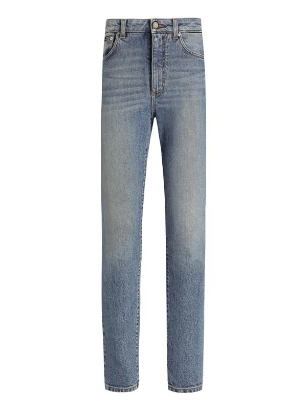 Dolce & Gabbana 5-pocket Stretch Denim Trousers Denim And Jeans Multi-colored - Multicolor