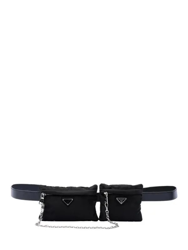 Prada 2000-2013 Tessuto Belt Bag - Black