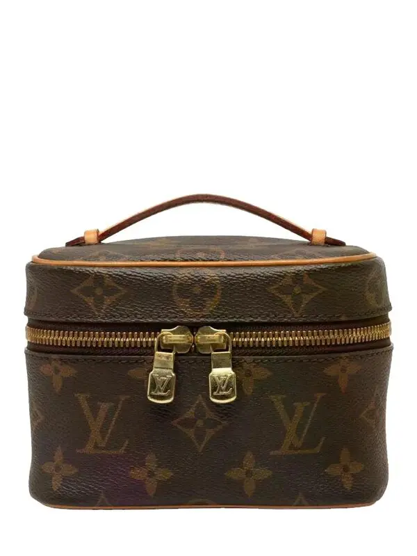 LOUIS VUITTON 1990-2010 Monogram Nice Nano Case Vanity Bag - Monogram