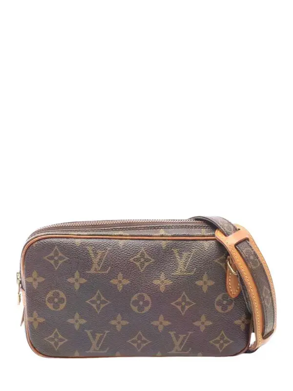 LOUIS VUITTON 1996 Marly Bandoulière Monogram Shoulder Bag - Brown
