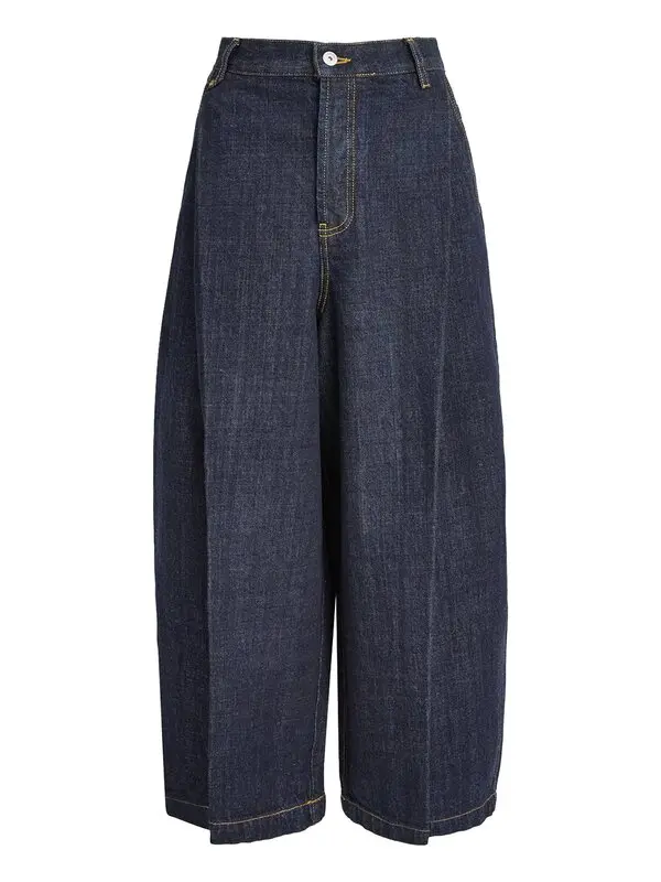 Jacquemus De-nîmes Miami Wide Jeans - Navy