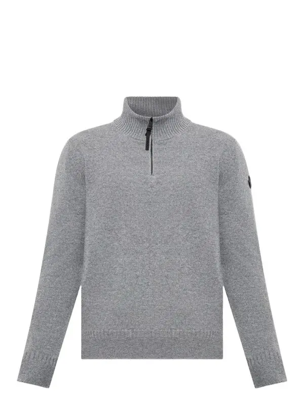 Moncler Wool & Cashmere Blend Jumper - Grey