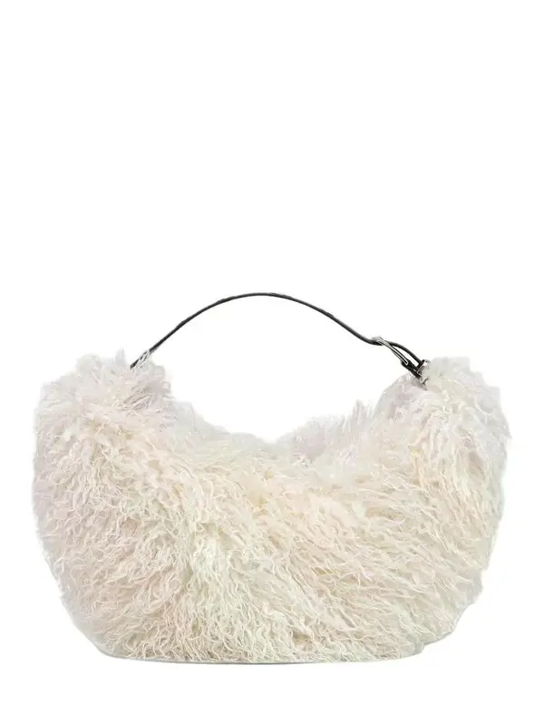 Dkny Small Ranna Faux-fur Tote Bag - Neutrals
