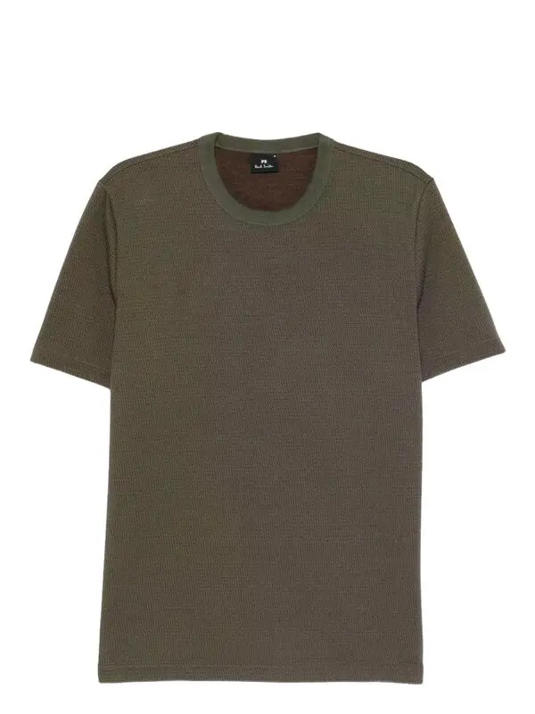 Paul Smith Textured-knit T-shirt - Green