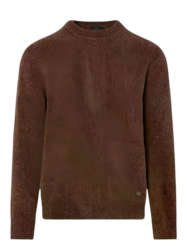 Liu Jo Chenille Crew-neck Sweater - Brown