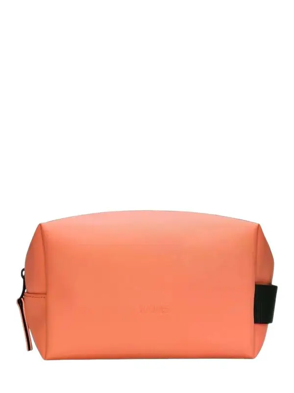 Rains Small Logo-embossed Wash Bag - Orange