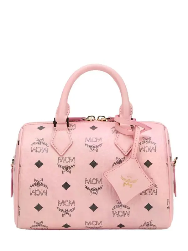 Mcm Ella Boston Tote Bag - Pink