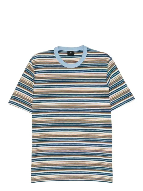 Paul Smith Striped T-shirt - Blue