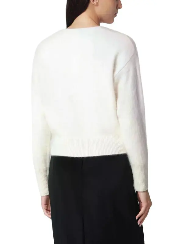 Almada Label Coco Brushed Cardigan - Neutrals
