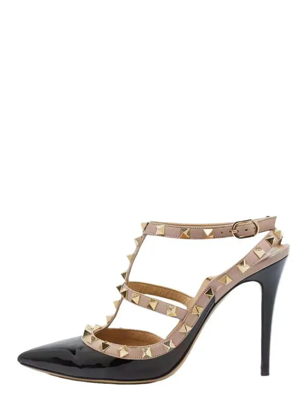 Valentino Garavani Rockstud Ankle Strap Pumps - Black