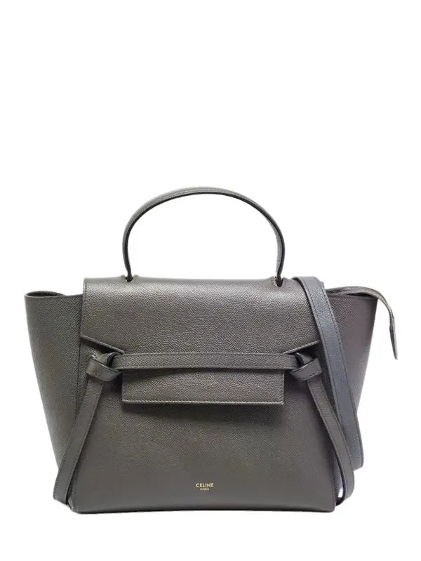 Celine 2020 Micro Belt Tote Bag - Grey