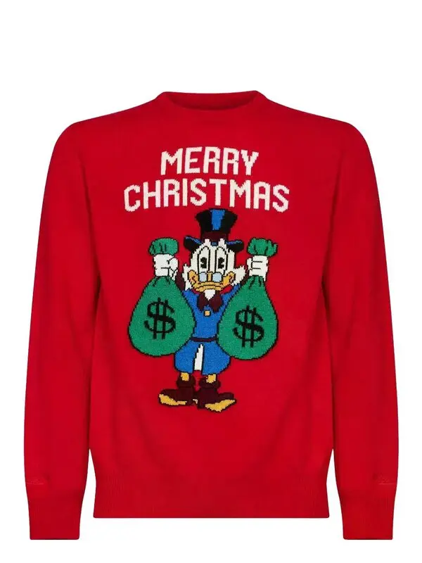 MC2 SAINT BARTH Heron Crew-neck Sweater - Red
