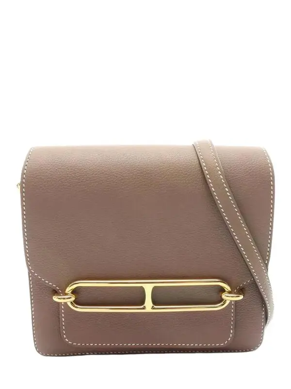 Hermès 2025 Mini Ruri Evercolor Shoulder Bag - Neutrals