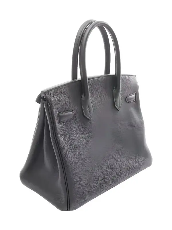 Hermès 2016 Birkin 30 Top Handle Tote Bag - Black