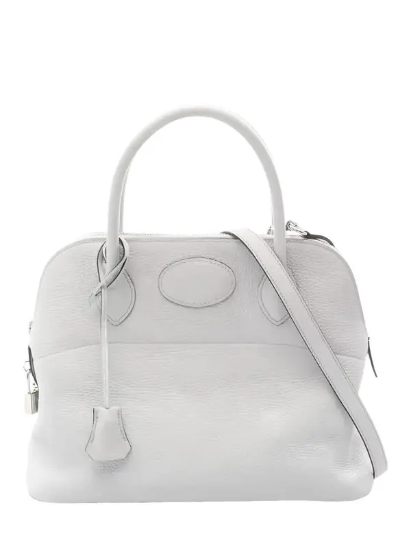 Hermès Bolide 31 Leather Tote Bag - Blue