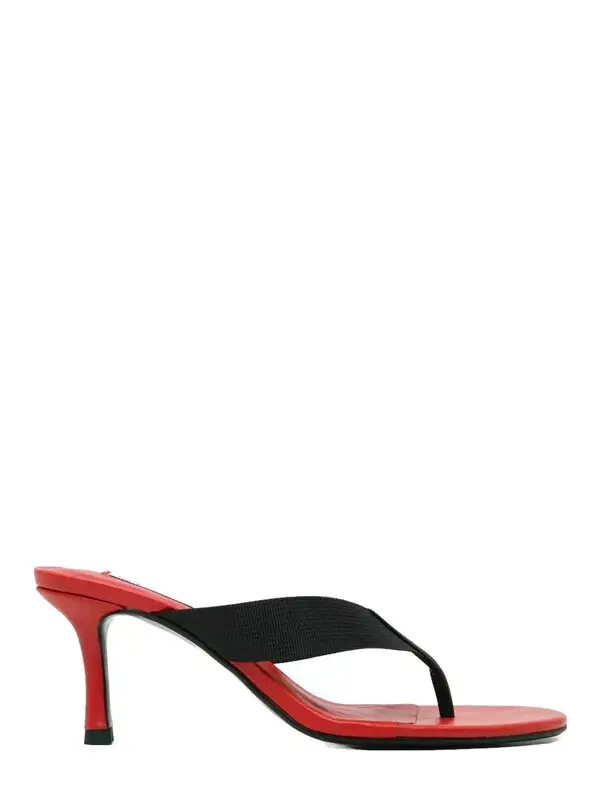 Senso Heeled Thong Sandals - Red