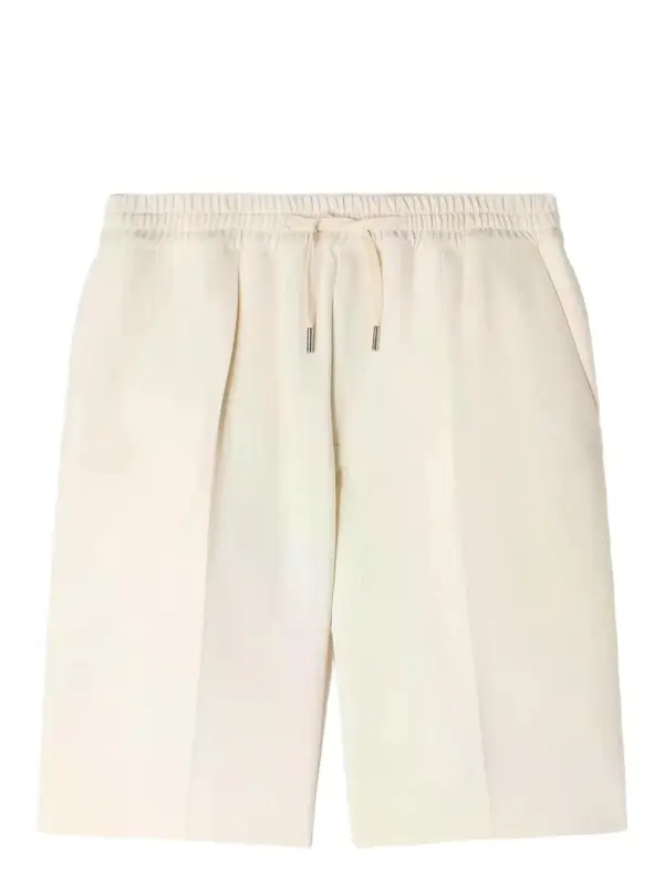 Sandro Jersey Bermuda Shorts With Drawstring - Neutrals