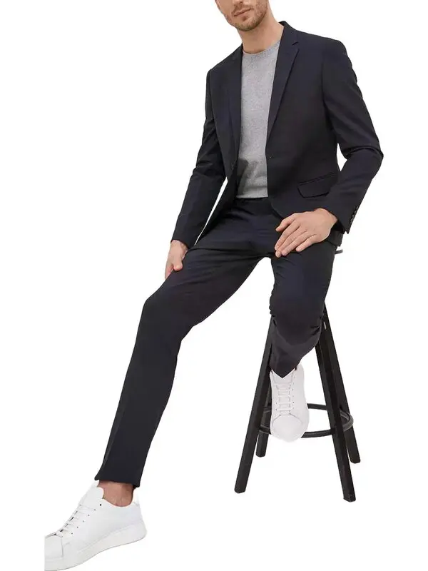 Lindbergh Button-up Suit - Blue