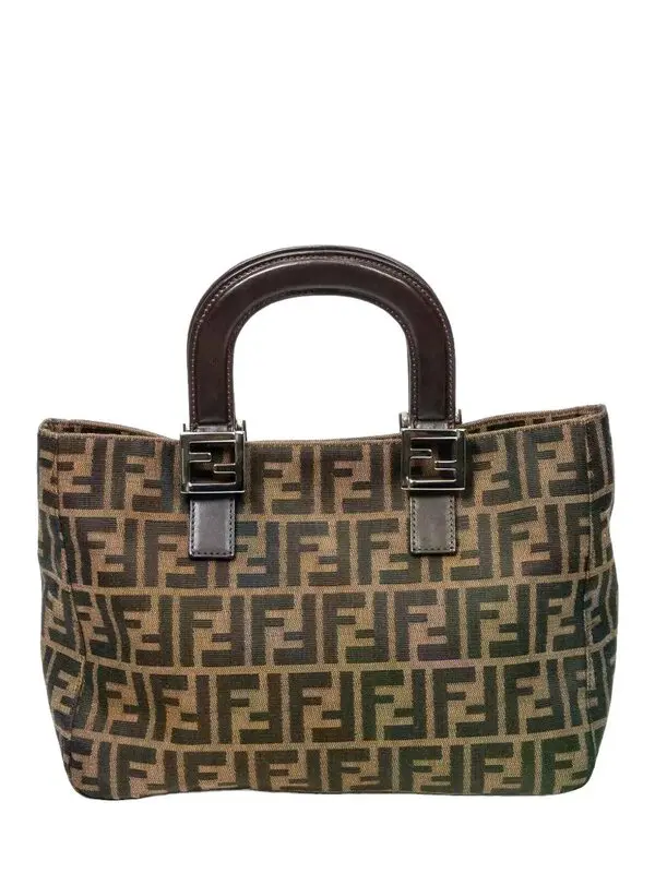 Fendi Zucca Monogram Tote Bag - Brown