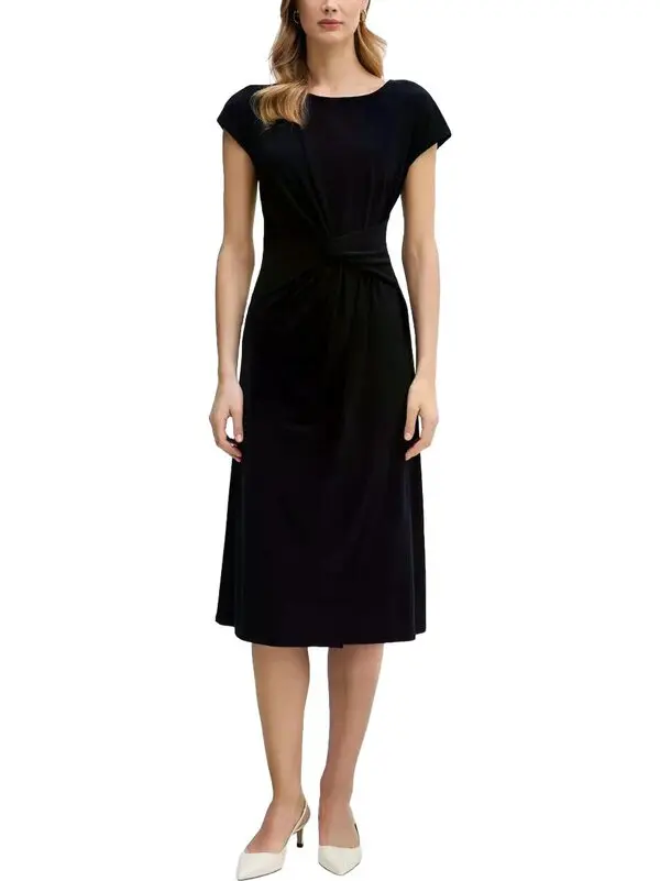 Joseph Ribkoff Twisted Midi Dress - Blue