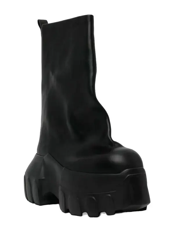 Rick Owens 90mm Mega Tractor Boots - Black