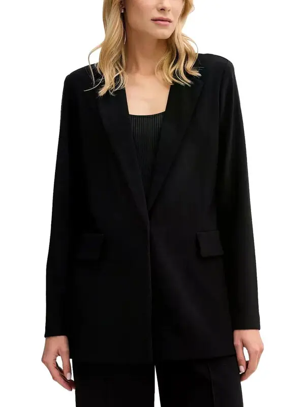 Joseph Ribkoff Notched-lapel Single-button Blazer - Black