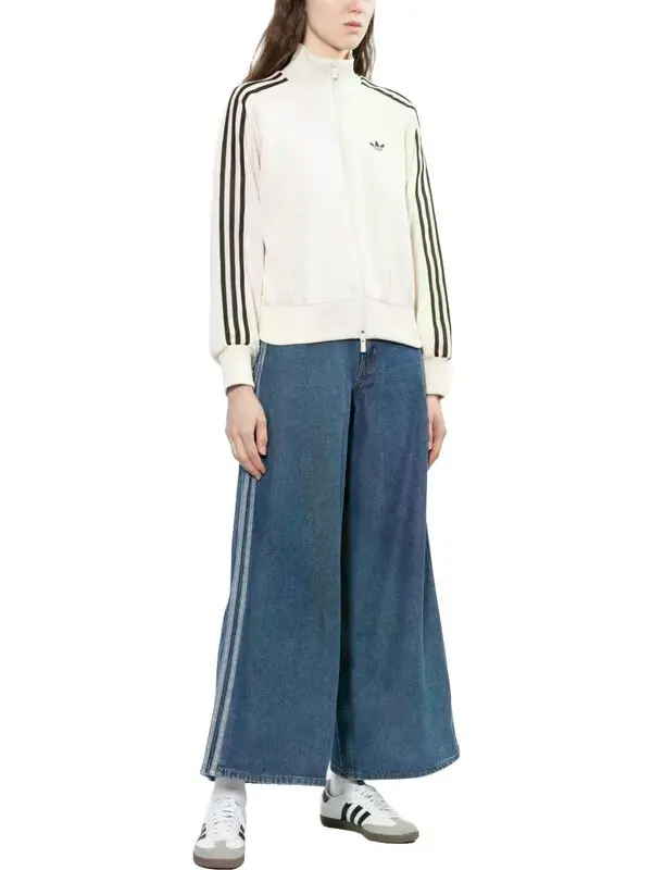 Adidas Firebird Wide-leg Jeans - Blue