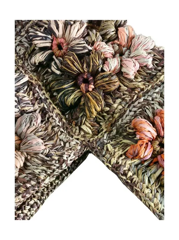 SOPHIE DIGARD Floral Tote Bag - Brown
