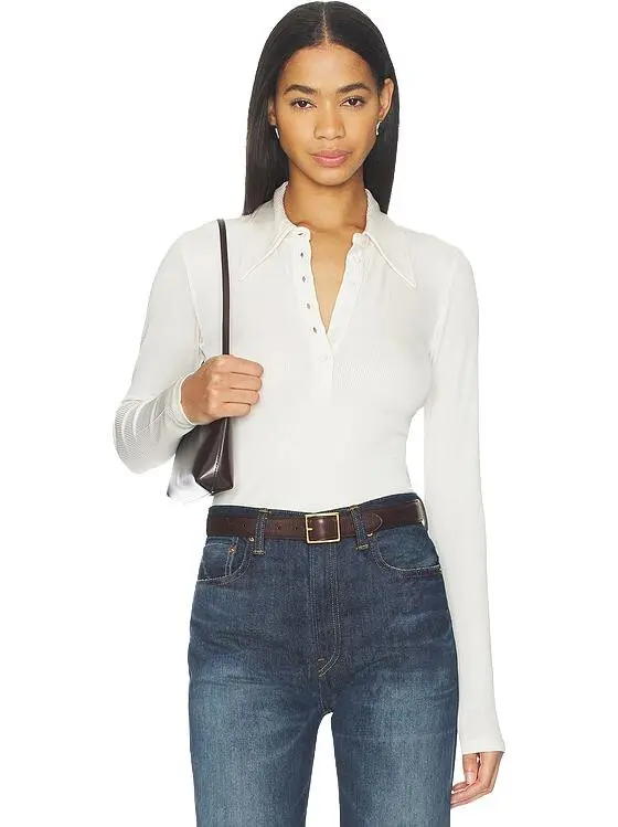 Citizens Of Humanity Shaea Polo Shirt - Ivory